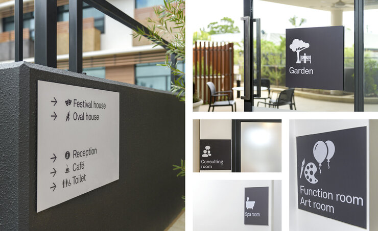 Life Care - wayfinding signage – Detour Design